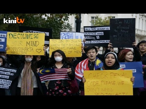 M'sians march in London against Sedition Act