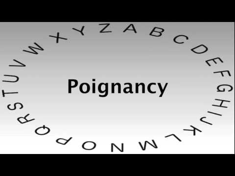 SAT Vocabulary Words and Definitions — Poignancy