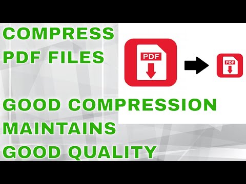 How to compress PDF files