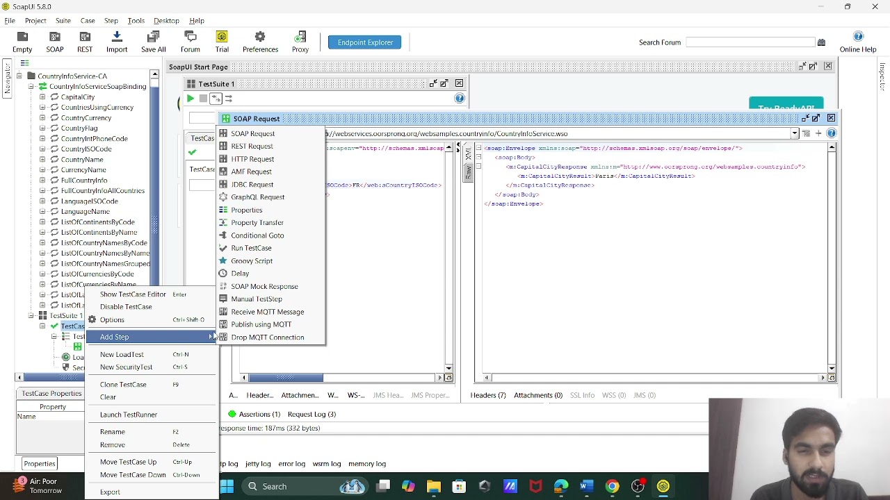 SOAPUI Tutorial | CapitalCity Operation Testing | Dynamic Data, Assertions & Load Testing