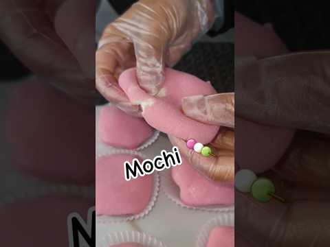 EASIEST Mochi Recipe (With 5 Ingredients) #recipe #mochi #tutorial #shorts #asmr #trending #cake