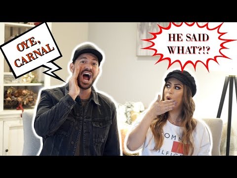 TEACHING WHITE HUSBAND SPANISH SLANG : YOU WON'T BELIEVE WHAT HE SAID *HILARIOUS*