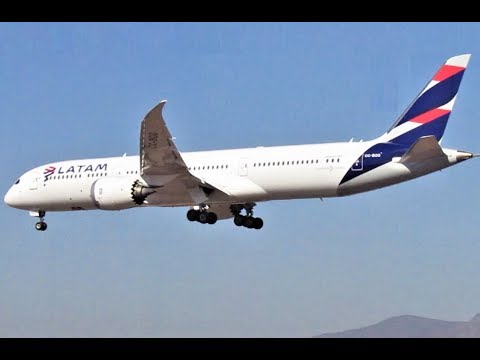 LATAM Chile Boeing 787-9 Dreamliner [CC-BGG] | Landing in Santiago Airport SCL Rwy 17L