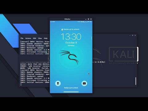 Control a Mobile Phone using Kali Linux over USB, Wifi or TCP IP Connection. | Ethica