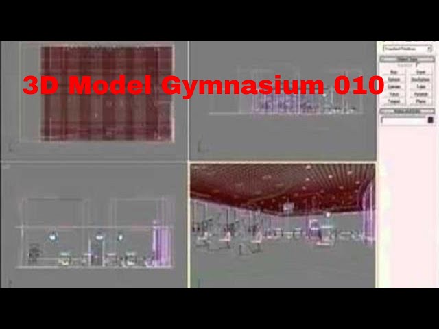 gymnasium 010 3D Model - FlatPyramid