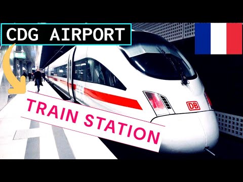 Get to Paris TGV/RER Train Station from CDG Airport terminal T1, 3, 2A, 2B, 2C, 2D, 2E, 2F & 2G #tgv