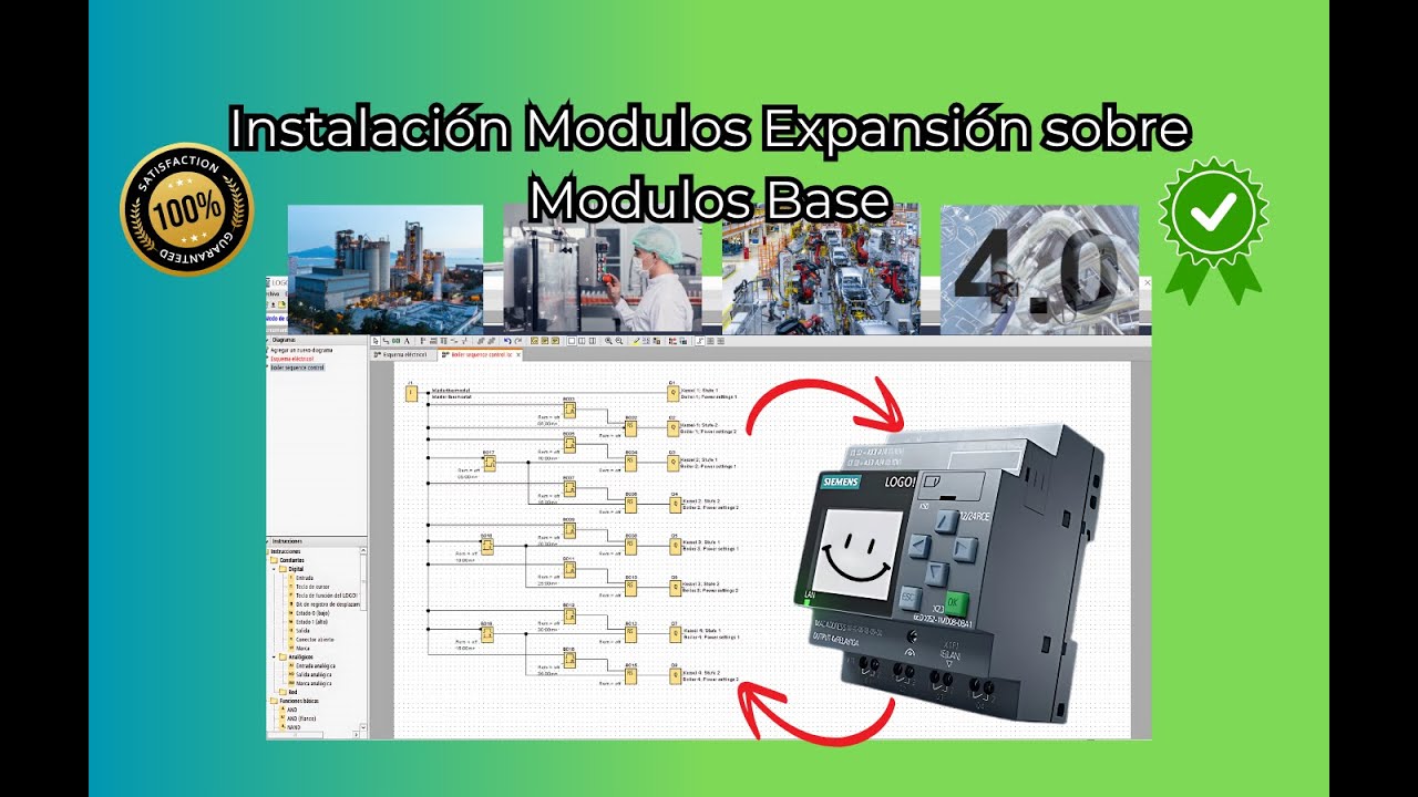 MODULOS DE EXPANSION COMO INSTALARLOS AL MODULO BASE