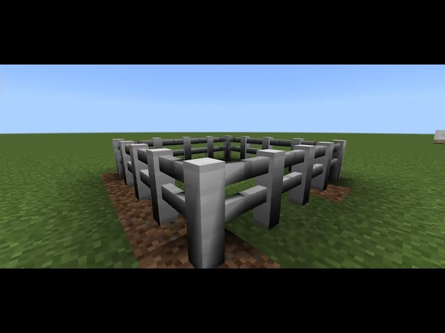 Iron Fence Minecraft Texture Pack