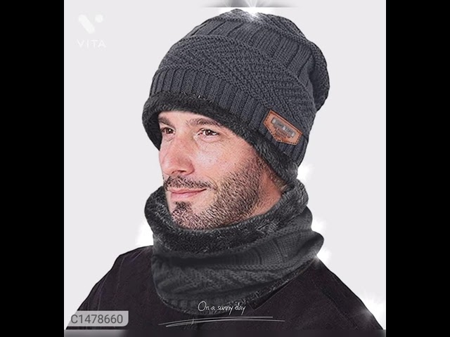 Winter Cap - Woolen Cap With Muffler Trader - Wholesaler / Distributor ...