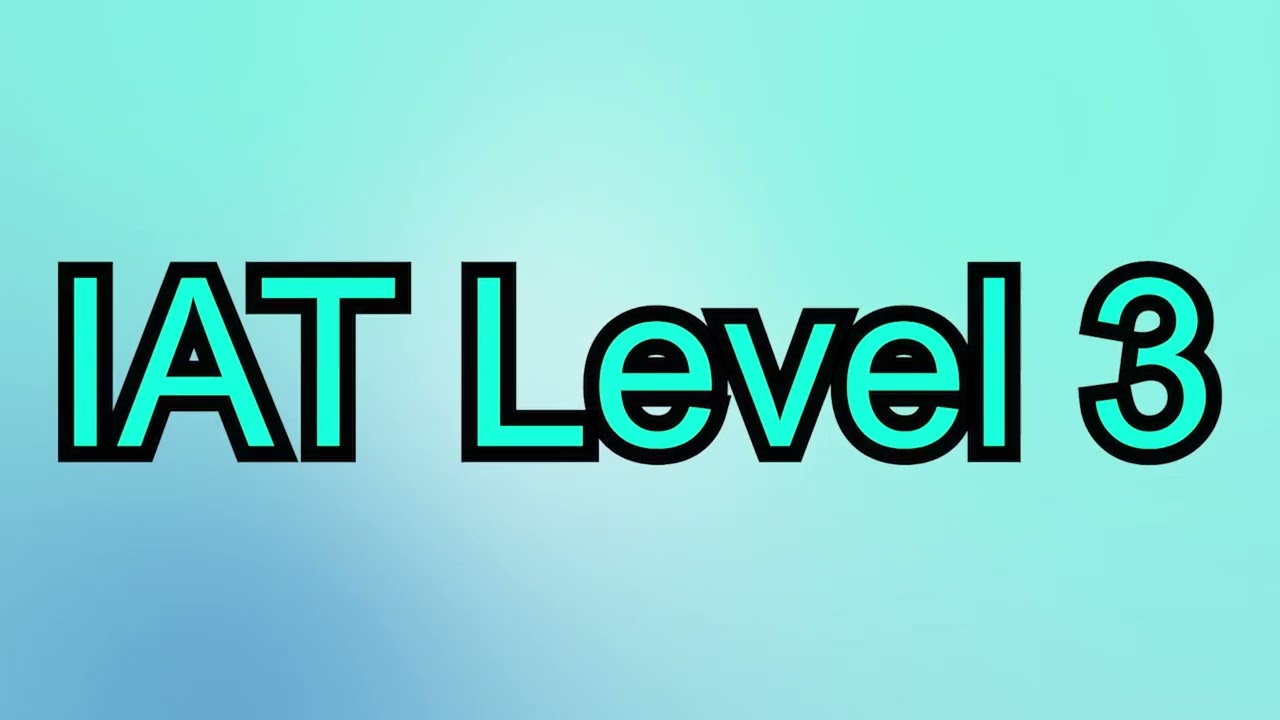 IAT Level 3 on the base level (8570 / 8140)
