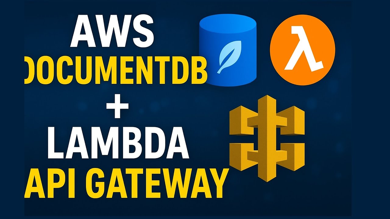 Build a Serverless API with AWS DocumentDB, Lambda & API Gateway (Step-by-Step)