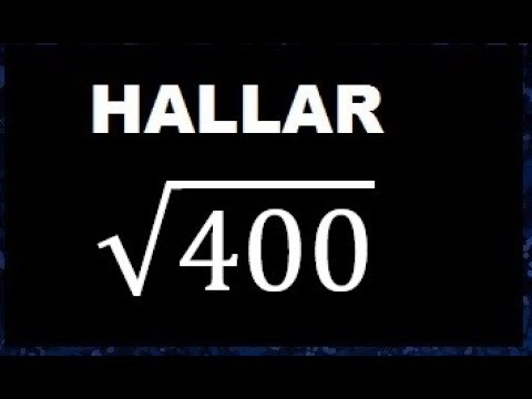 Square root of 400 - trick to find square roots quickly - example