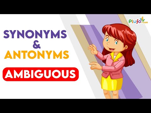 Ambiguous - Synonyms and Antonyms || English Vocabulary