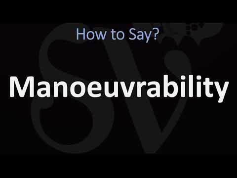 How to Pronounce Manoeuvrability (CORRECTLY)