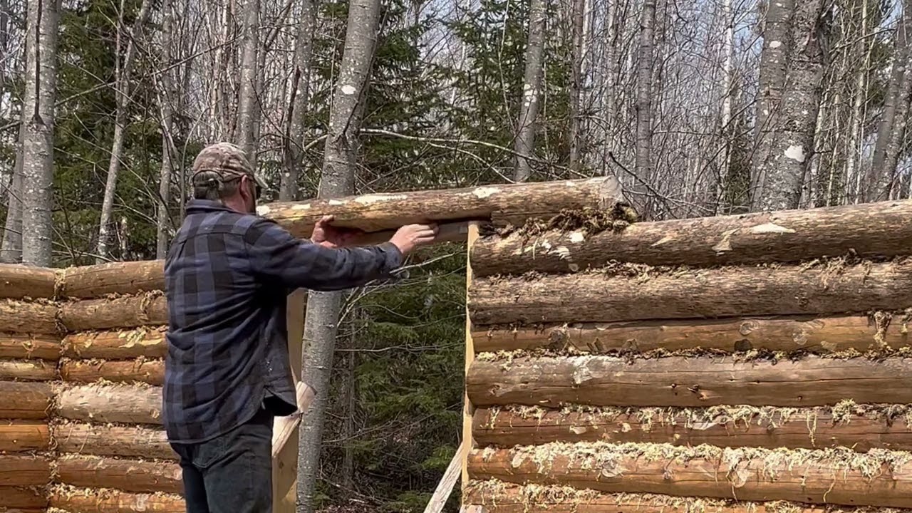 Log Cabin Building, Woodworking, Bushcraft, SurvivalCanadian,exploration, Hunting,Off Grid Living