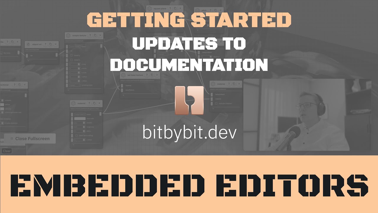 Embedded Parametric 3D Editors in Getting Started Documentation Articles