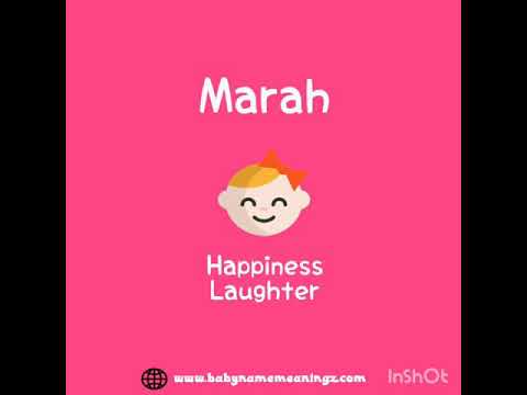 Marah name mean - Muslim Name
