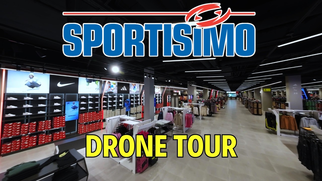 Inside SPORTISIMO Prague – FPV Tour of the New Store