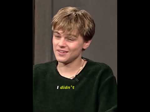 A young Leonardo DiCaprio explaining how he got his name✨