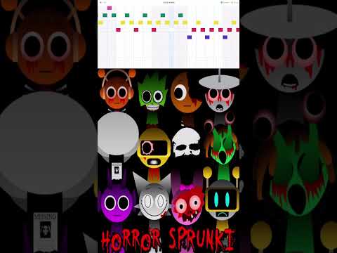 Sprunki Horror Theme but in Google Song Maker