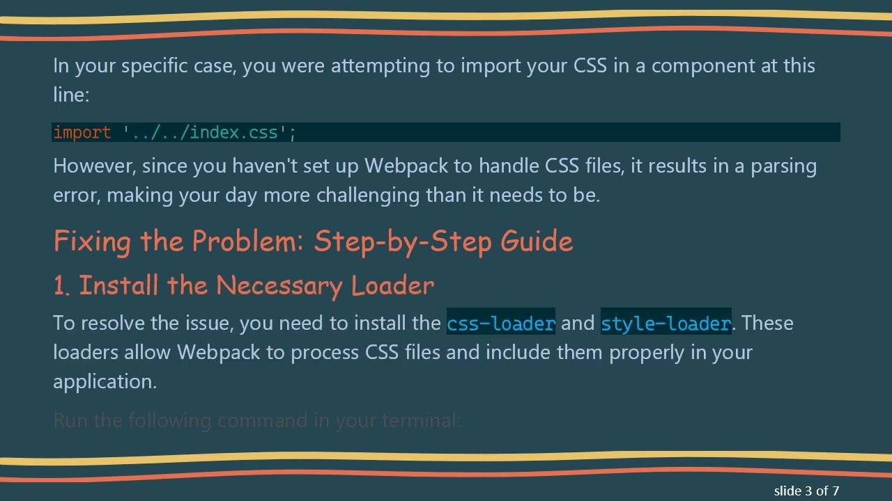 Resolving the ERROR in index.css - Solution for React JS CSS Import Issues