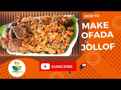 How to Cook Ofada Jollof Rice/ Nigerian Brown Rice in Jollof Style