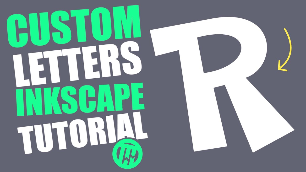How to Create Custom Letters in Inkscape - Tutorial