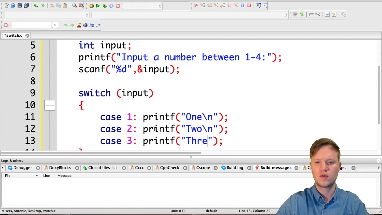 14. C Programming - Switch Statement