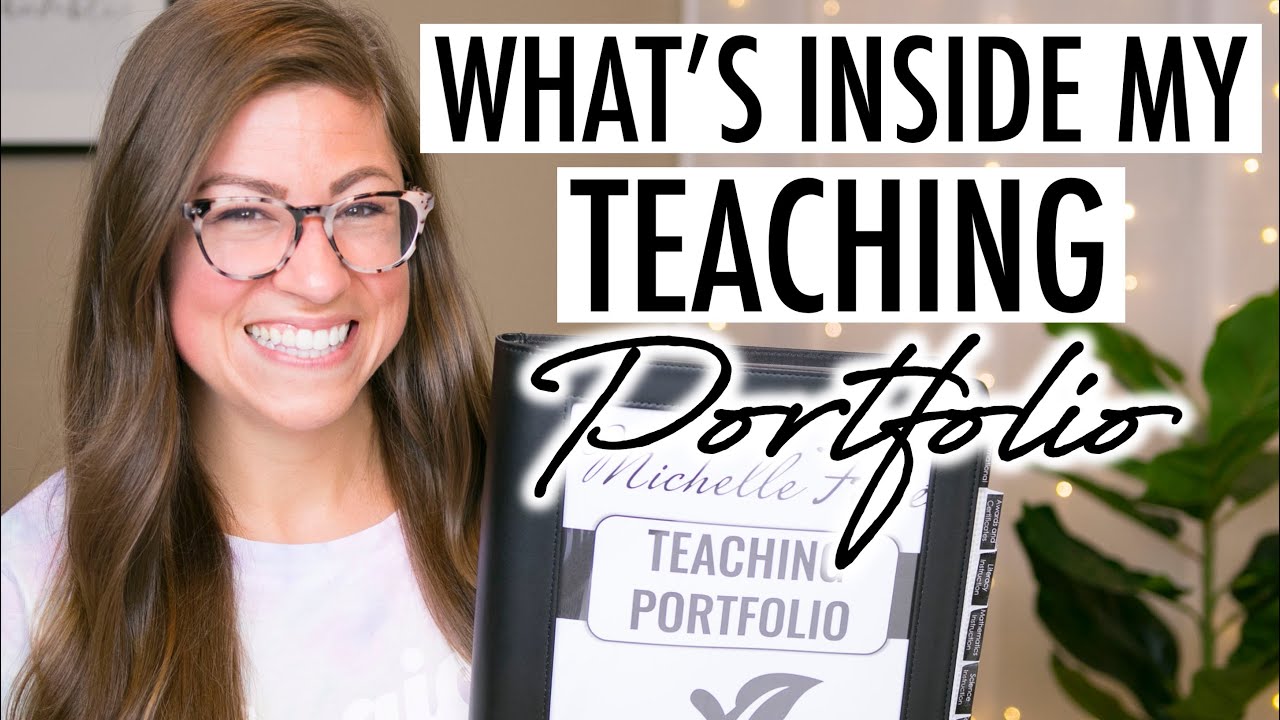 FULL TEACHING PORTFOLIO WALKTHROUGH | How I Got Hired On the Spot for My Teaching Job