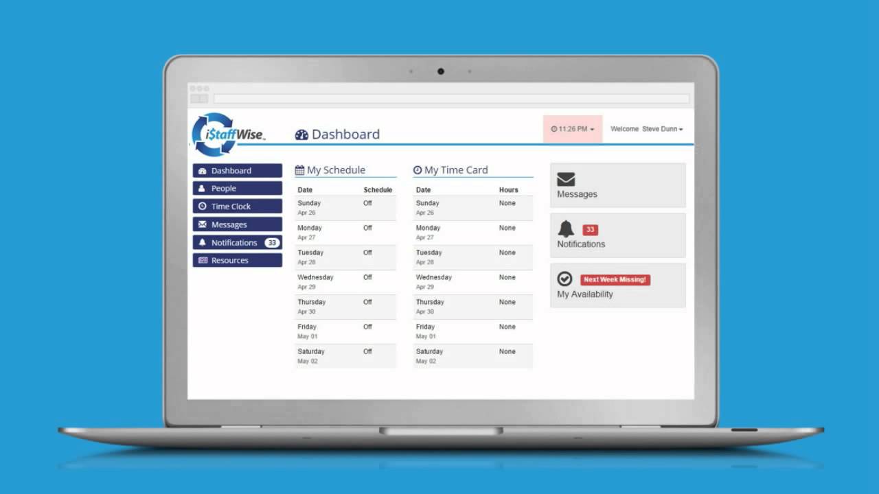 Employee Scheduling | Time Tracking Software | iStaffWise Online
