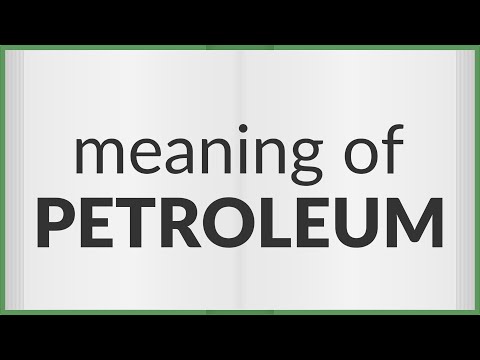 Petroleum | meaning of Petroleum