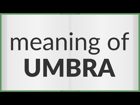 Umbra | meaning of Umbra