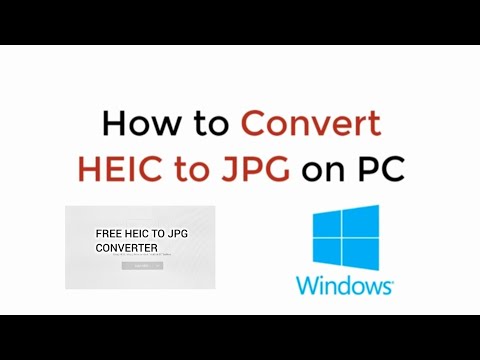 FREE HEIC TO JPG CONVERTER | WINDOWS PC