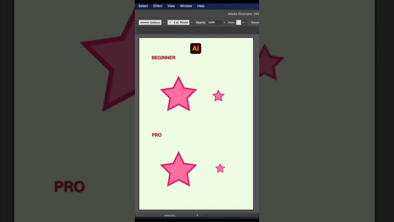 Tips To Resize Shape In Adobe Illustrator #design #adobeillustrator #designhacks #Illustrator