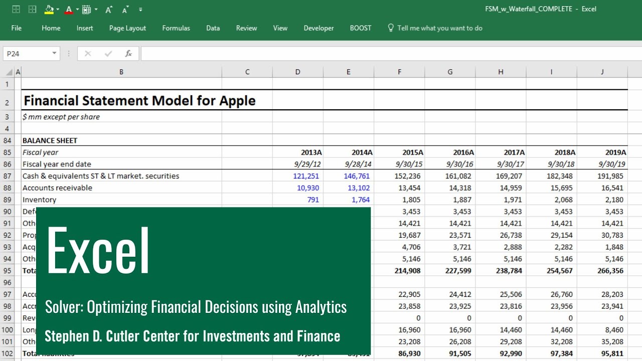 Solver: Optimizing Financial Decisions using Analytics