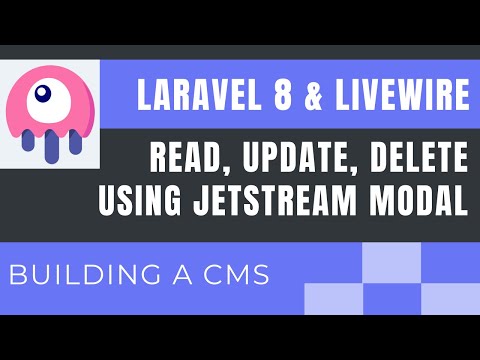 Laravel 8 Livewire 튜토리얼(간단한 CMS 구축): Jetstream Modal을 통한 읽기, 업데이트, 삭제(3부) | Видео