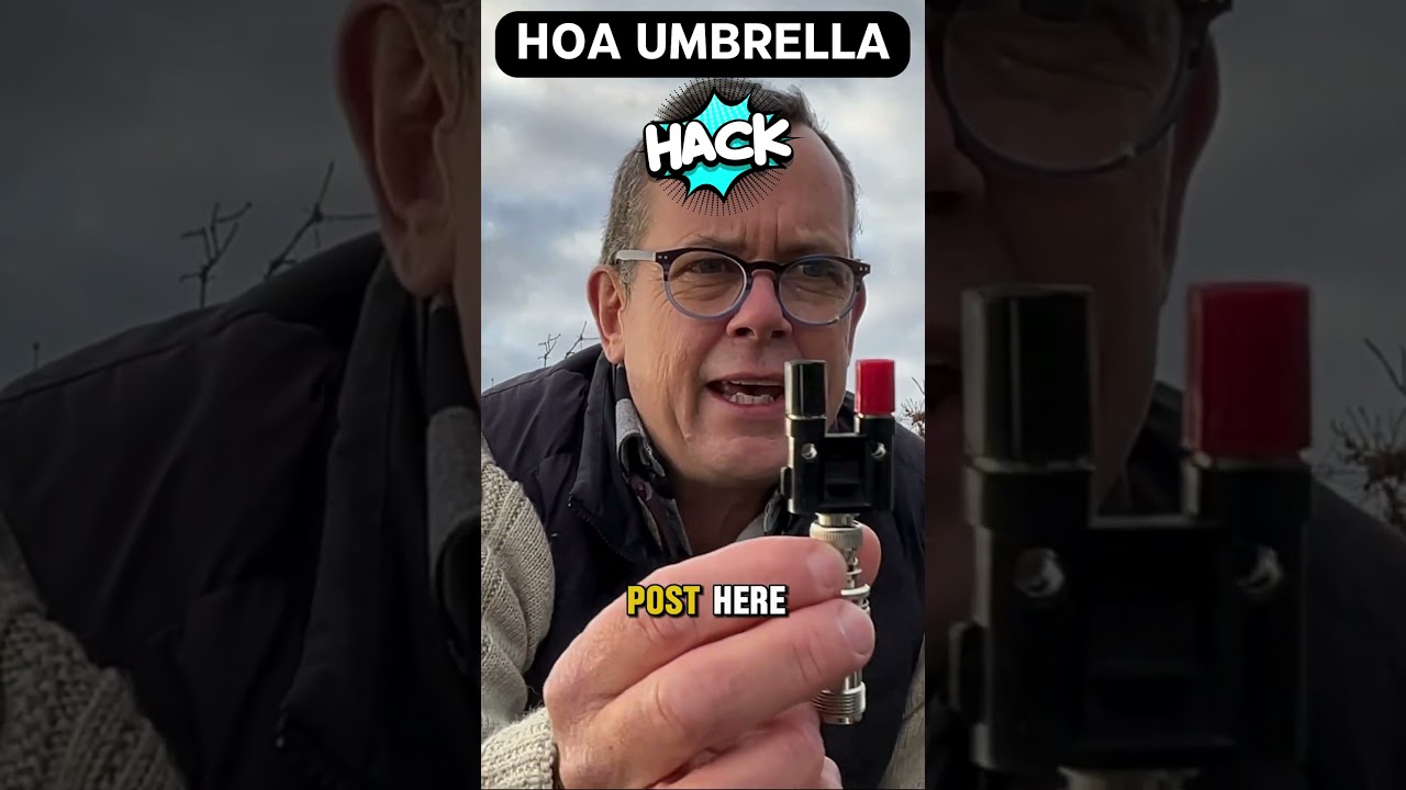 HOA Umbrella Hack! 🌂📡 The Antenna They’ll Never See! #antenna #hamradio #hf #hamradioantenna #hoa