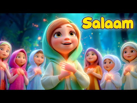 Salam Assalamu Alaikum 👋🏽 Islamic Songs For Kids ☀️ Salam Muslim Kids