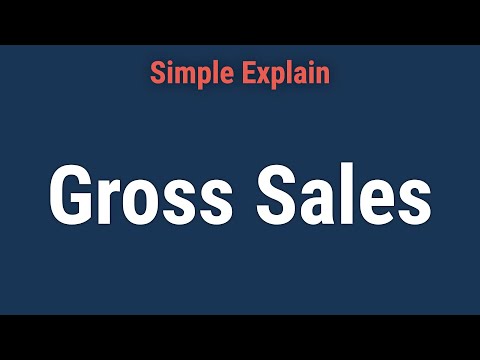 What Is Gross Sales?