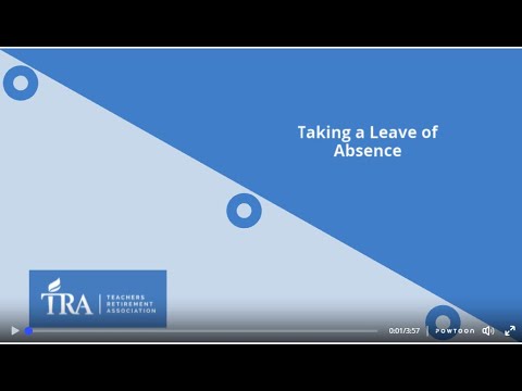 New members : Teachers Retirement Association (TRA)