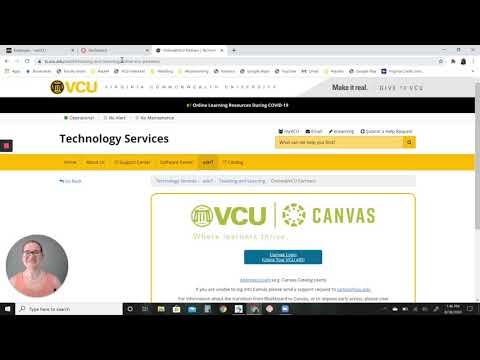 Accessing Canvas and Blackboard