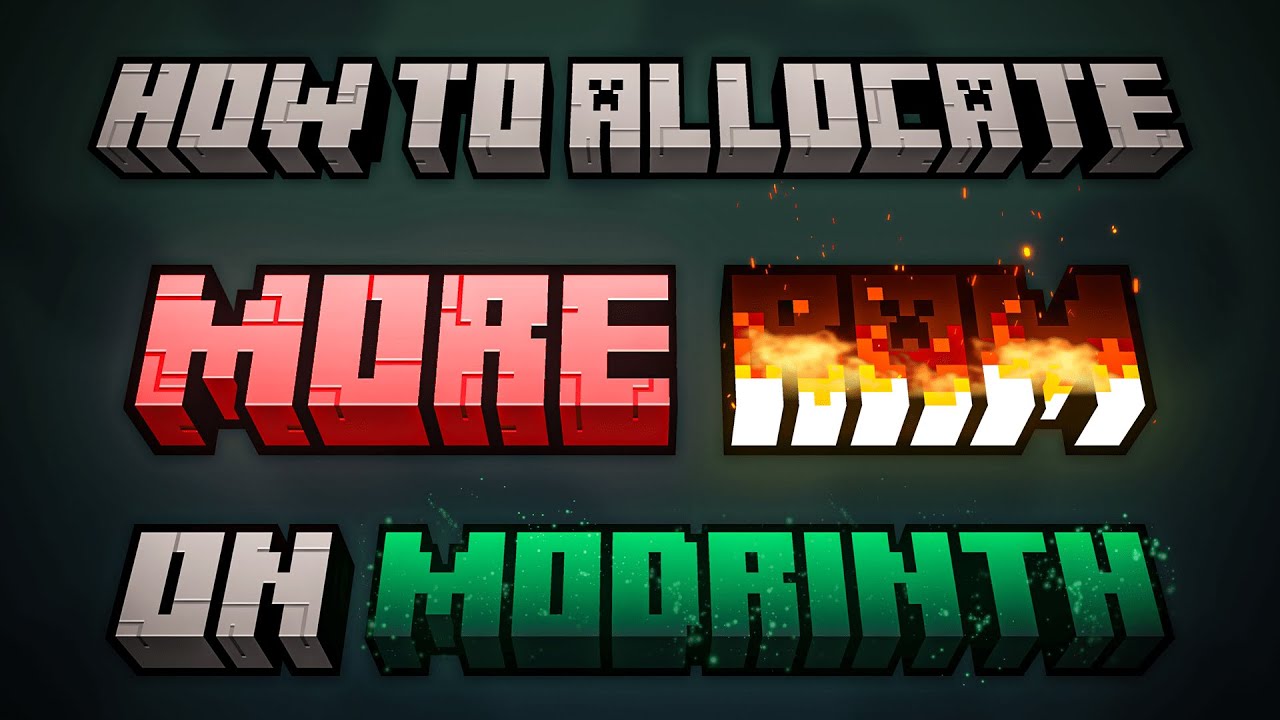 How To Allocate More Ram on Modrinth