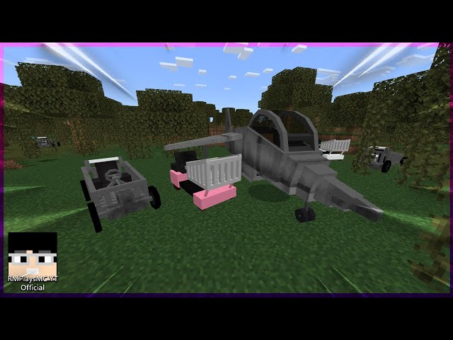 Plane Addon V7 (RMPlaysMC YT Version) - Bedrock Minecraft Mod