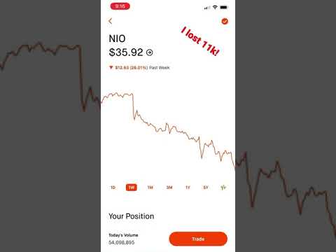 Nio stock Price Update~I lost 11k