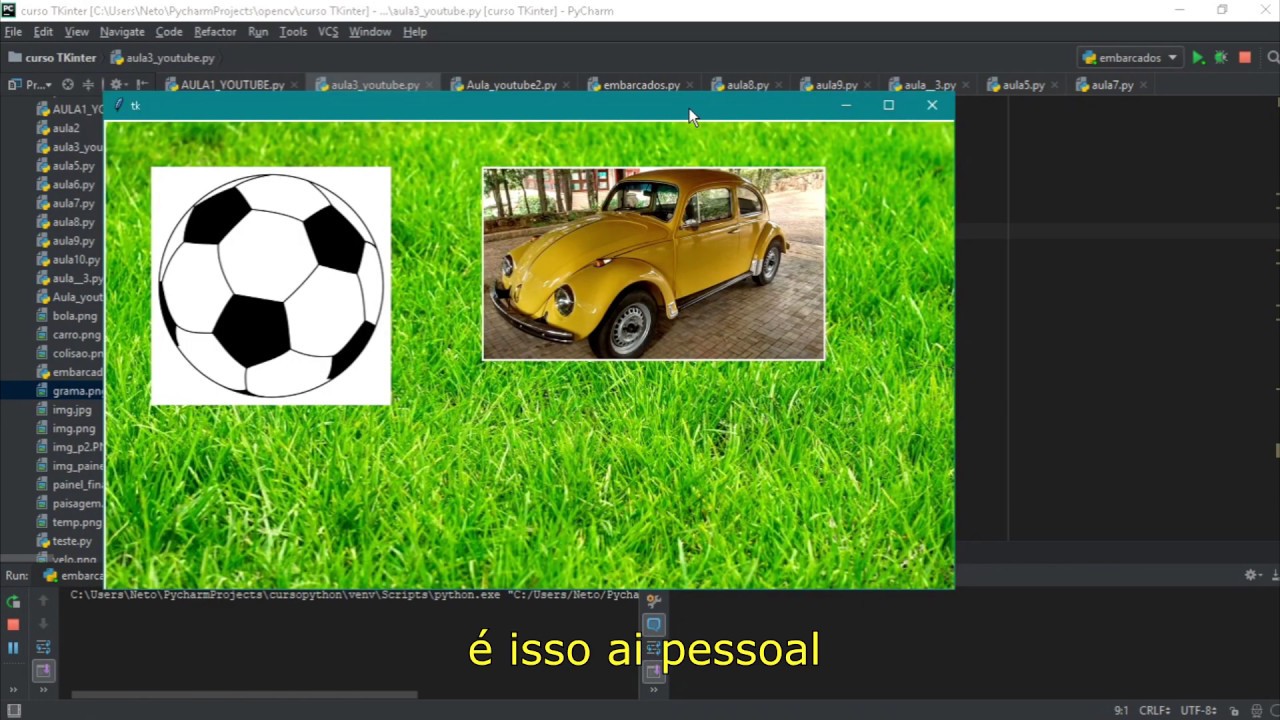 Graphical interface with python # 4- IMAGES