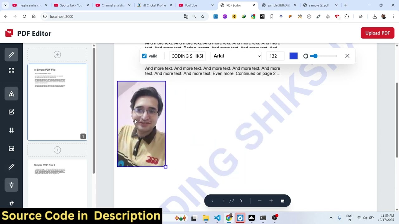 Angular PDF Editor to Annotate & Highlight & Add Text,Images & Add Watermark to PDF in Browser