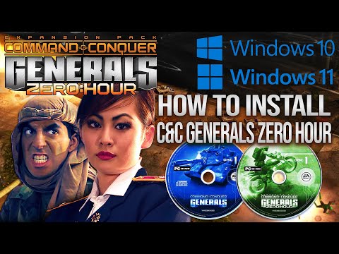 Guide: How to use CDs to Install C&C Generals Zero Hour on Windows 11 [WORKING 2025]