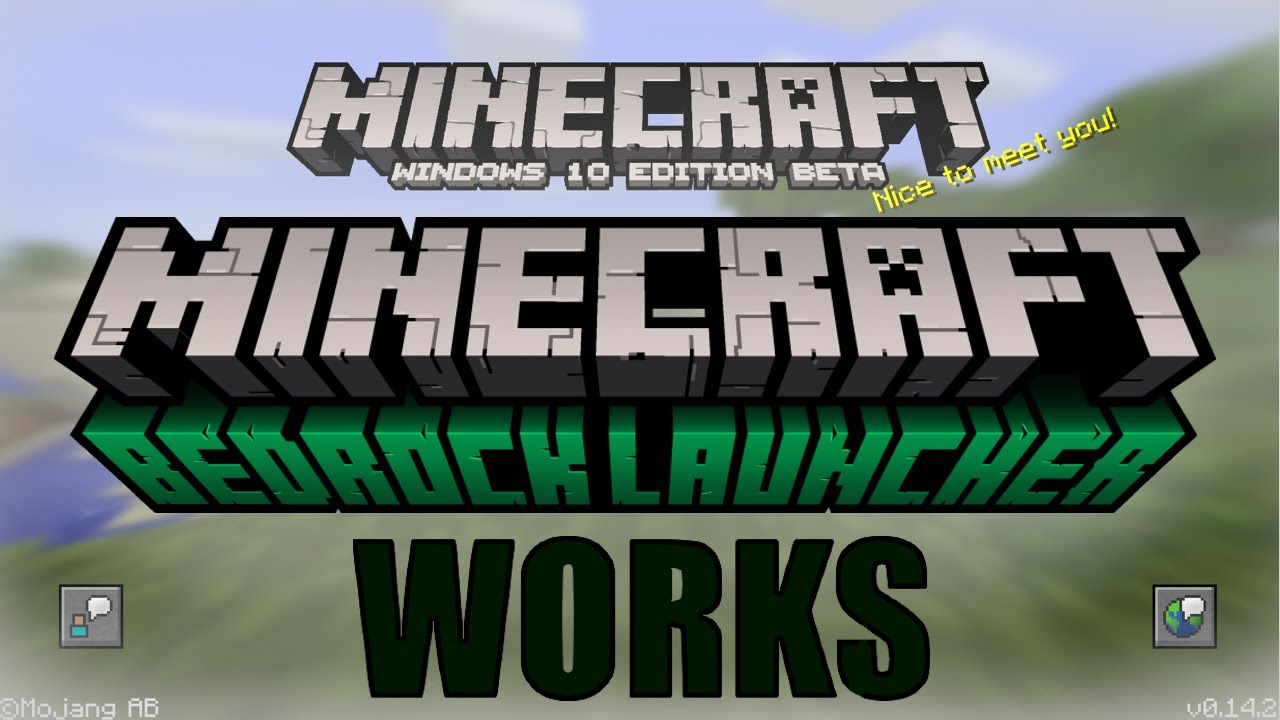 How To Install Minecraft Bedrock Launcher || Play Older Bedrock Versions