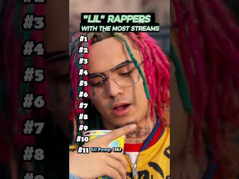 Lil Rappers With The Most Streams #LilWayne #LilBaby #LilUziVert #LilYachty #music #rap #LilTecca