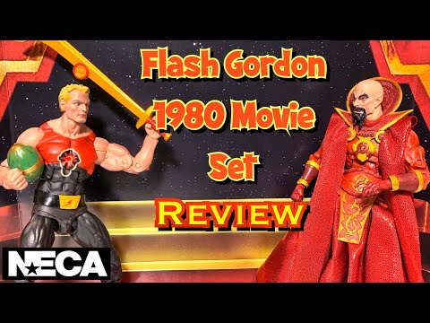 Flash Gordon vs. Ming the Merciless 1980 Movie Set From Neca Review Wal-Mart Exclusive